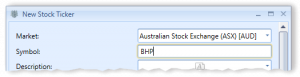 Ticker Symbols - Stock Portfolio Organizer